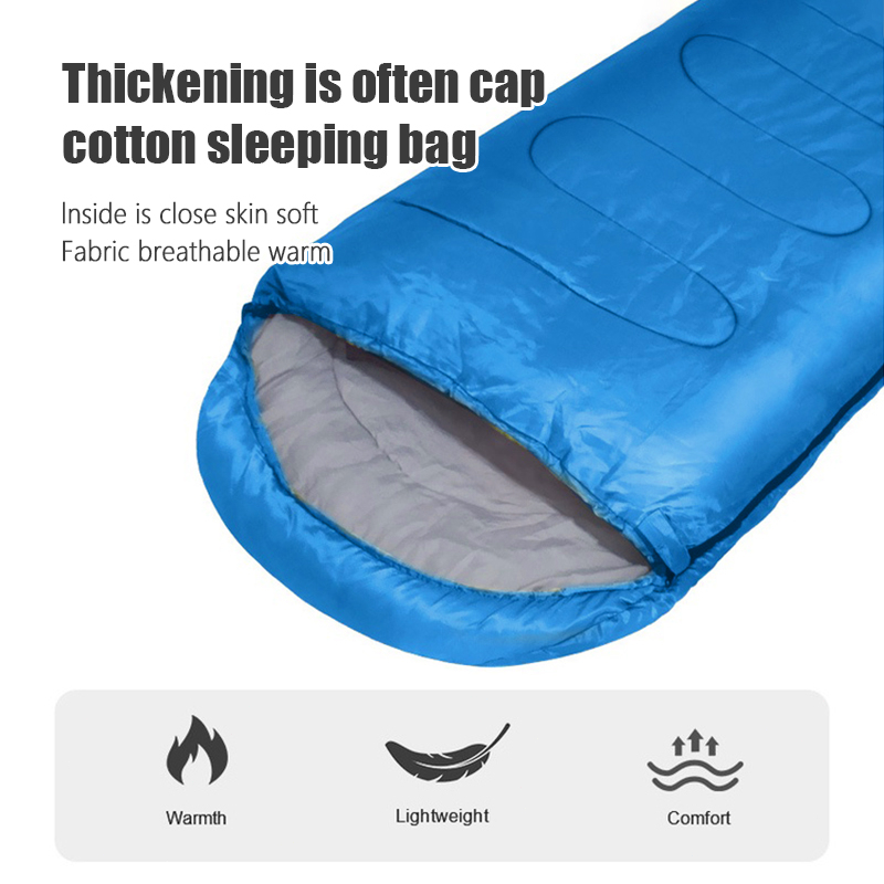 Portable Sleeping Bag 210*75CM Outdoor Camping Bed Waterproof Hiking ...