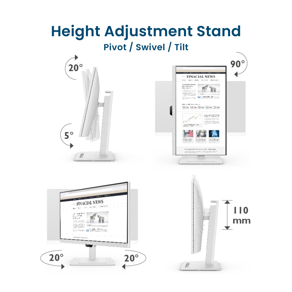BenQ GW2790QT Home and Office Monitor (27"/IPS/75Hz/HDMI v1.4/Height ...