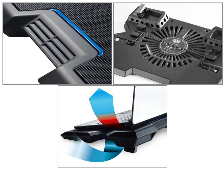 Cooler Master Notepal X3 Notebook Cooler (200mm) Notebook Laptop ...