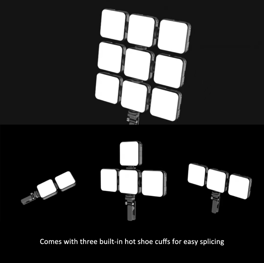 New Mini Portable Small Square Light LED Fill Light Dimmable ...