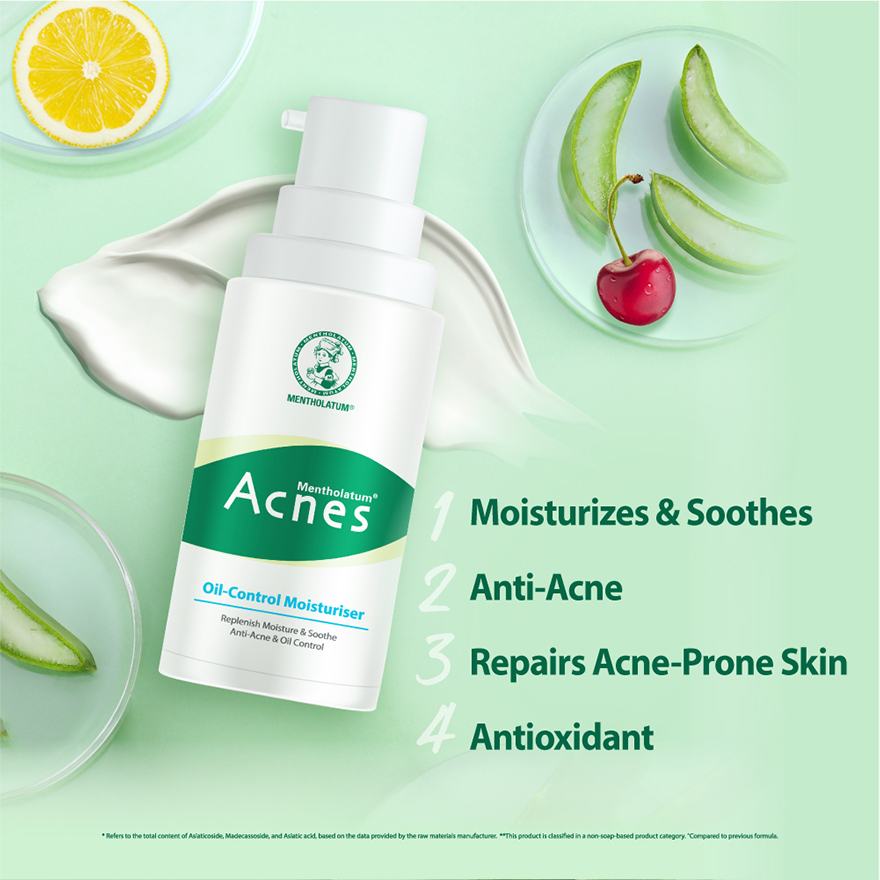 Mentholatum Acnes Oil-Control Moisturiser 45g | Shopee Malaysia