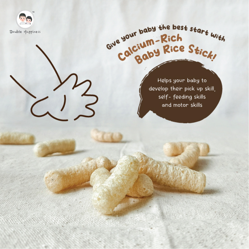 Double Happiness Baby Rice Puff / Rice Stick / Baby Food / Baby Snack ...