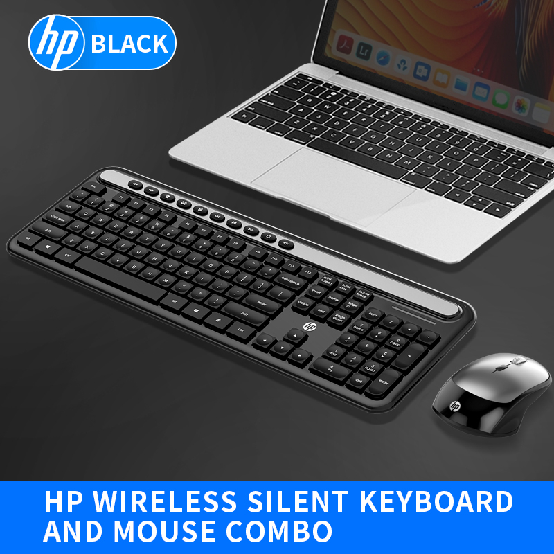 HP CS500 2.4GHZ WIRELESS KEYBOARD AND MOUSE COMBO WITH PLUG & PLAY 104 ...