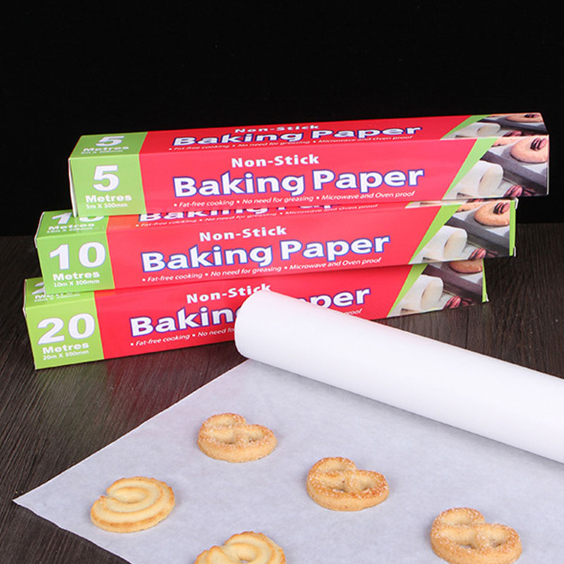 𝗚𝗥𝗘𝗔𝗦𝗘𝗣𝗥𝗢𝗢𝗙 Non Stick Baking Paper Sheets With Cutter 5M 10M 20M 50M ...