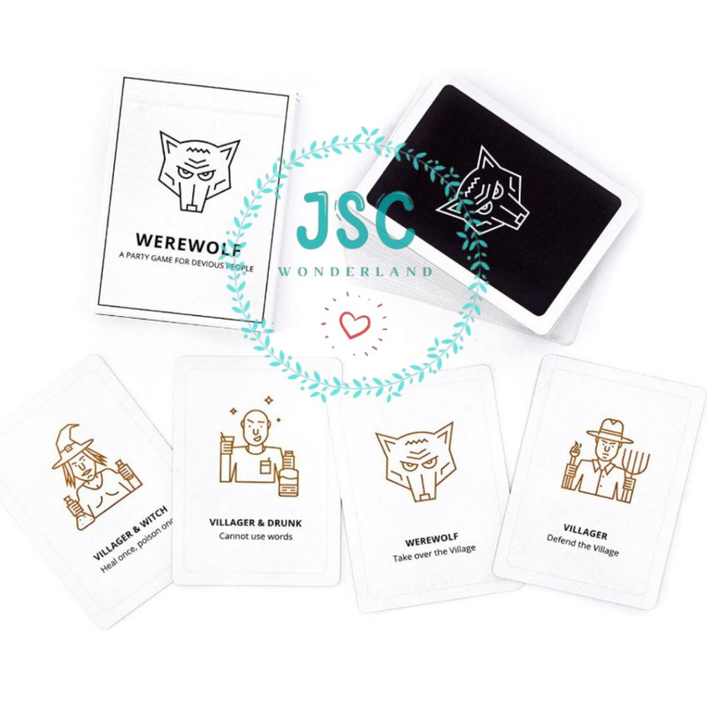 One Night Ultimate Wolf Game Card Werewolf Party Card English Version ...