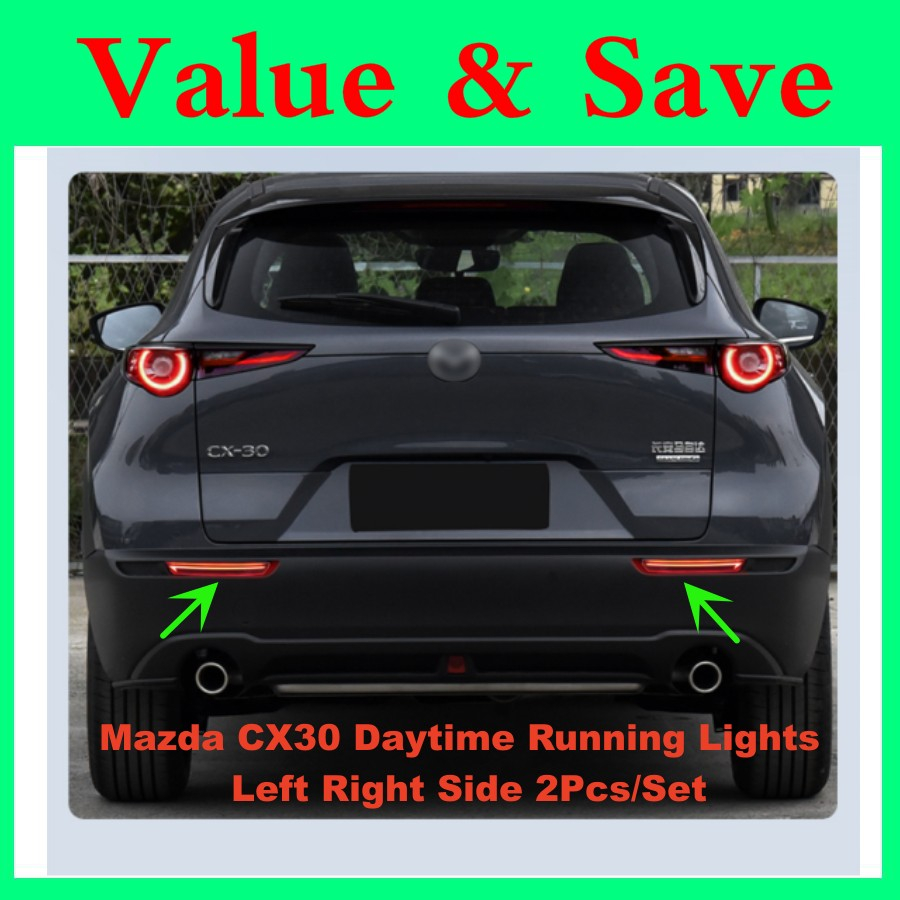 Mazda CX30 CX-30 Rear Bumper Light Dynamic Moving LED Rear Bumper ...