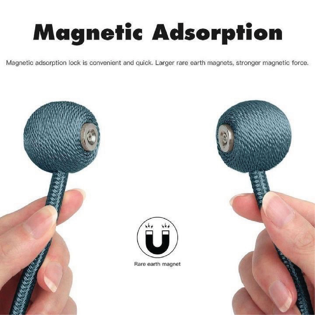 Magnetic Curtain Tiebacks Pearl Ball Design Tieback Rope Holdback ...