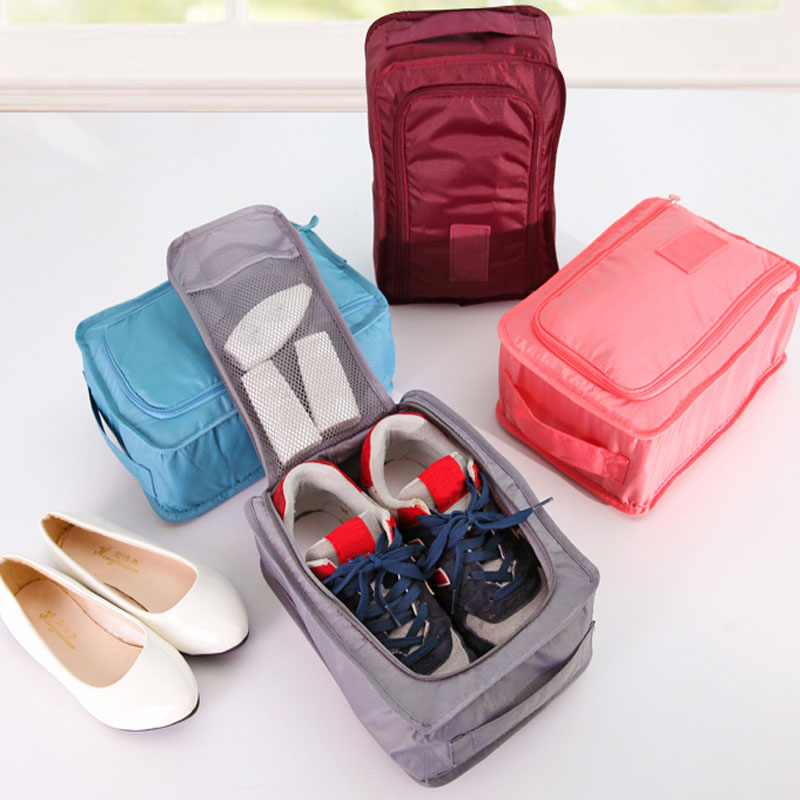𝐋𝐈𝐆𝐇𝐓 𝐖𝐄𝐈𝐆𝐇𝐓 Travel Shoes Pouch Organizer Waterproof Nylon ...