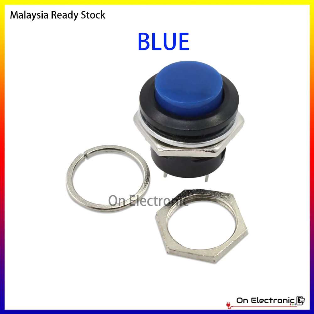 R13-507 (Ms-327) Embedded Push Button Switch Off (Momentary On) 2 Pin ...