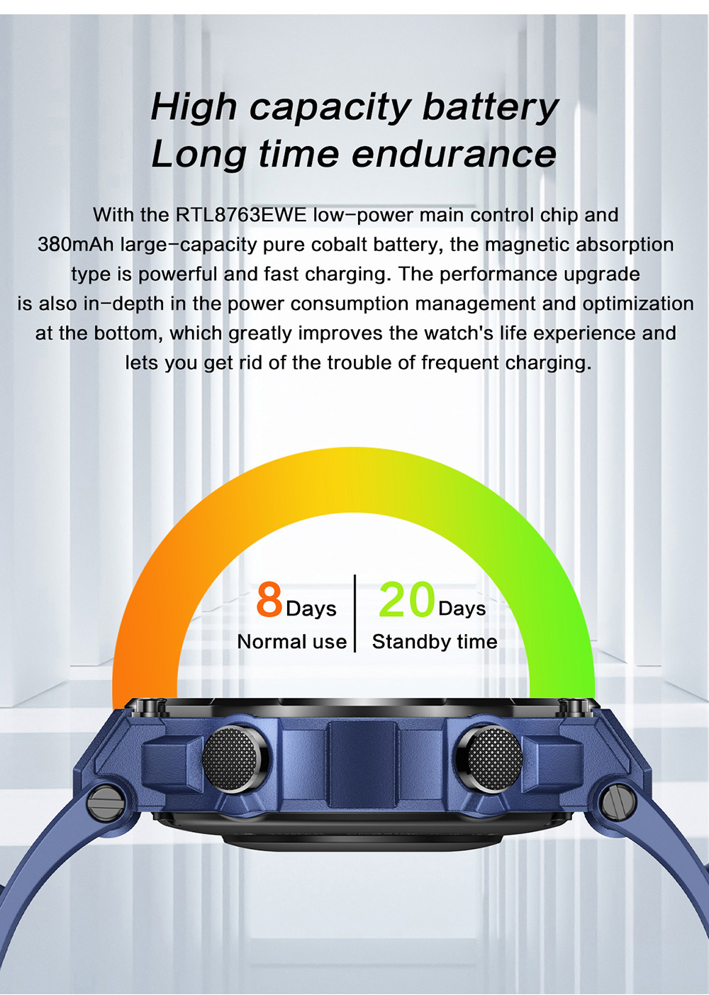 Aolon Tetra R2 Smart Watch Men Bluetooth Call Multifunction 100+ Sport ...