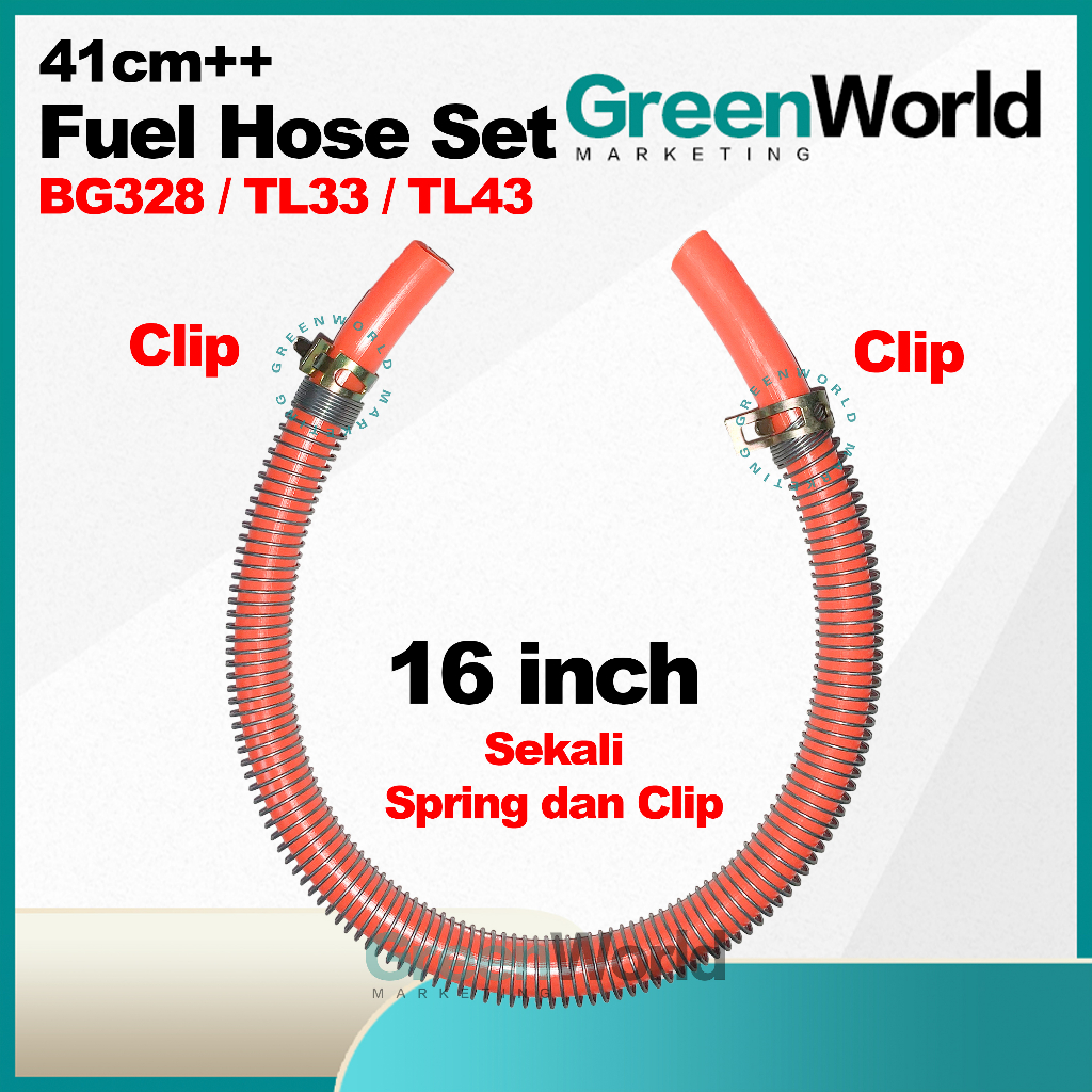 BG328 Fuel Hose Set Minyak Hose Mesin Rumput TL33 TL43 | Shopee Malaysia