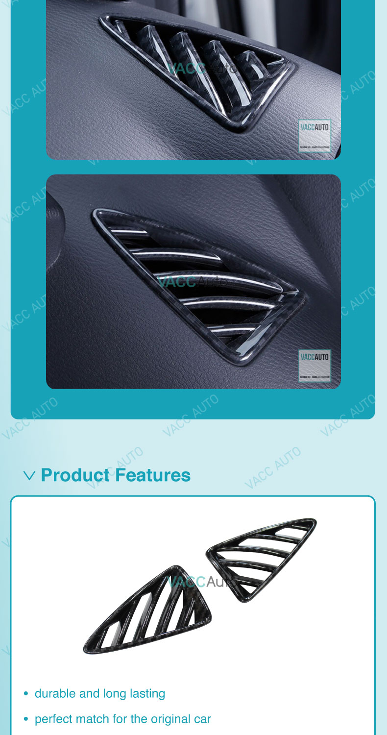 Mazda CX3 DK Dashboard Aircond Air-Cond Lining Air Vent Carbon Fiber ...