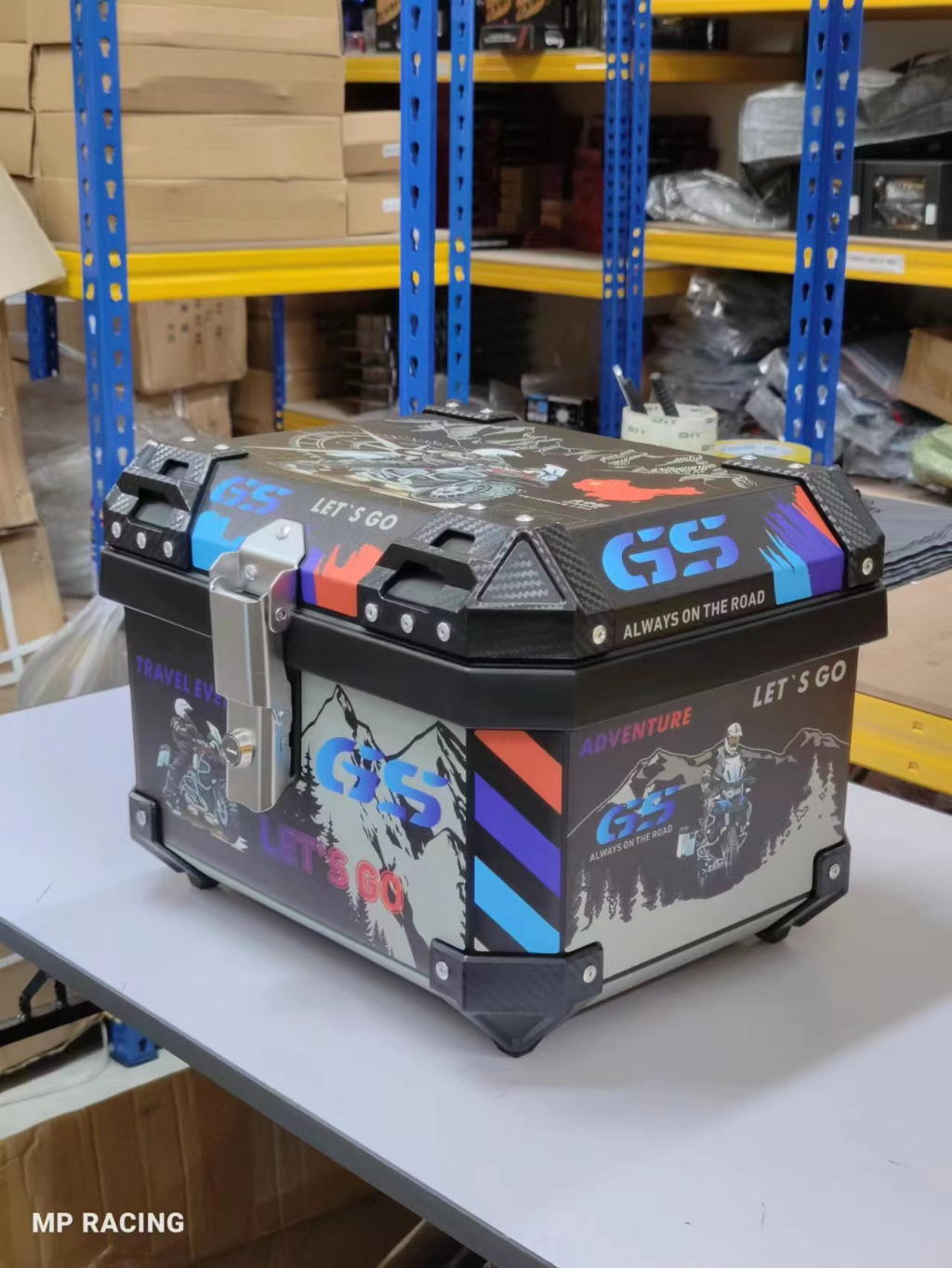 Top box ABS Plastic motorcycle 36Liter,Aluminium Box Stlye,Light weight ...