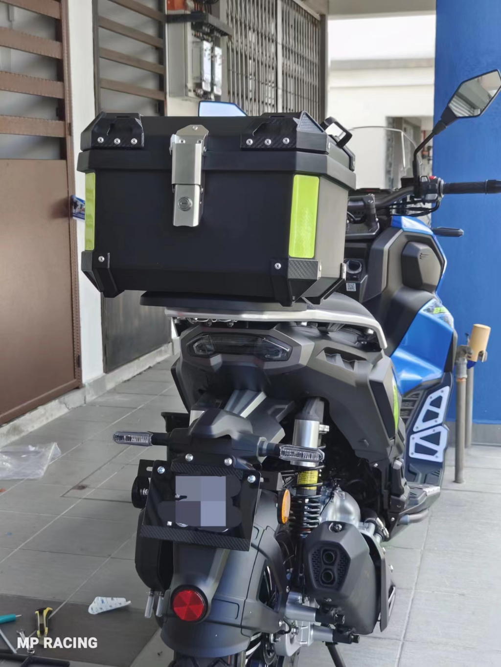 Top box ABS Plastic motorcycle 36Liter,Aluminium Box Stlye,Light weight ...