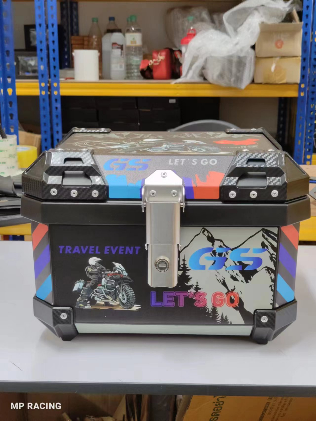 Top box ABS Plastic motorcycle 36Liter,Aluminium Box Stlye,Light weight ...