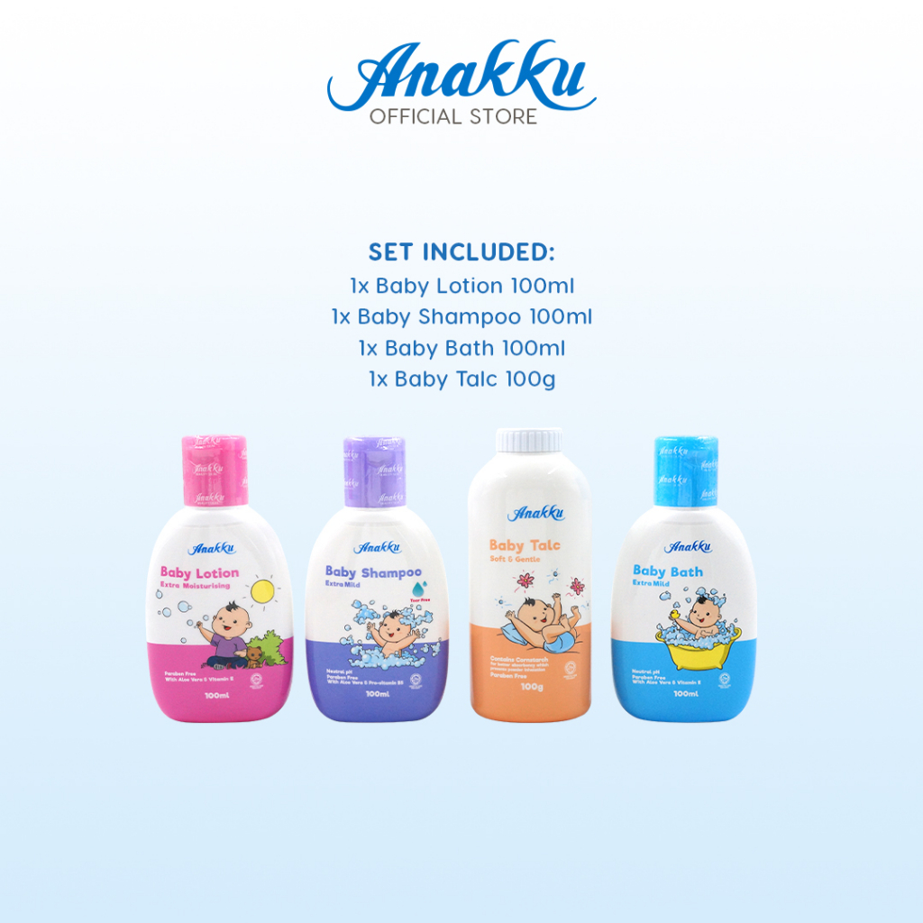 Anakku Toiletries Set | Mandian Bayi 100ml TS118 | Shopee Malaysia