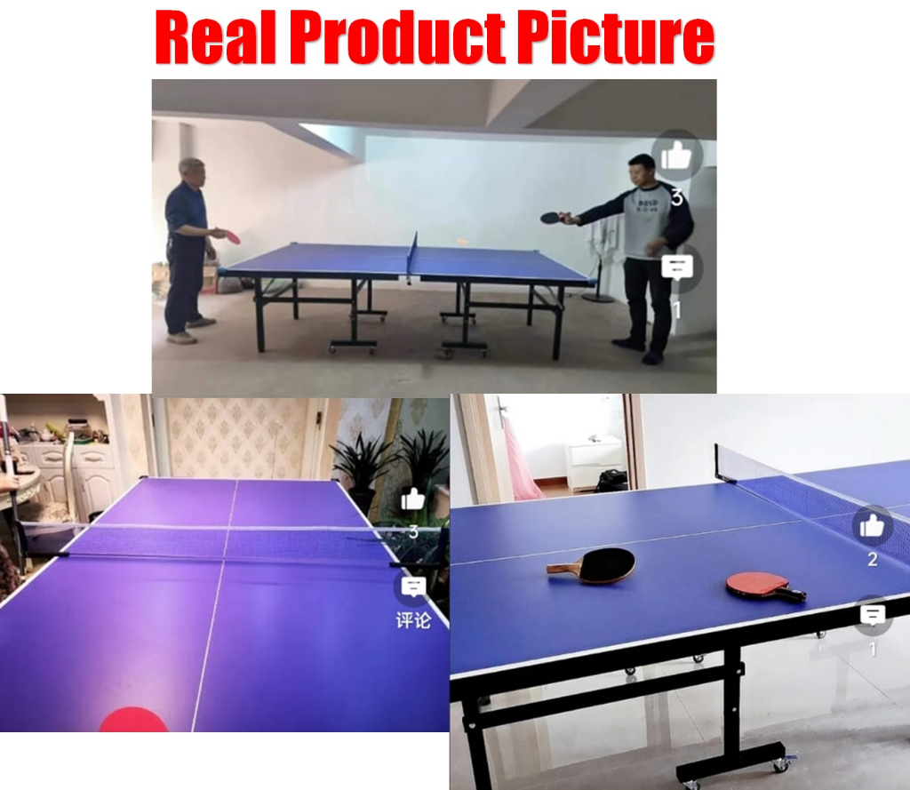 Professional Indoor Waterproof Table Tennis Ping Pong Table With Quick ...