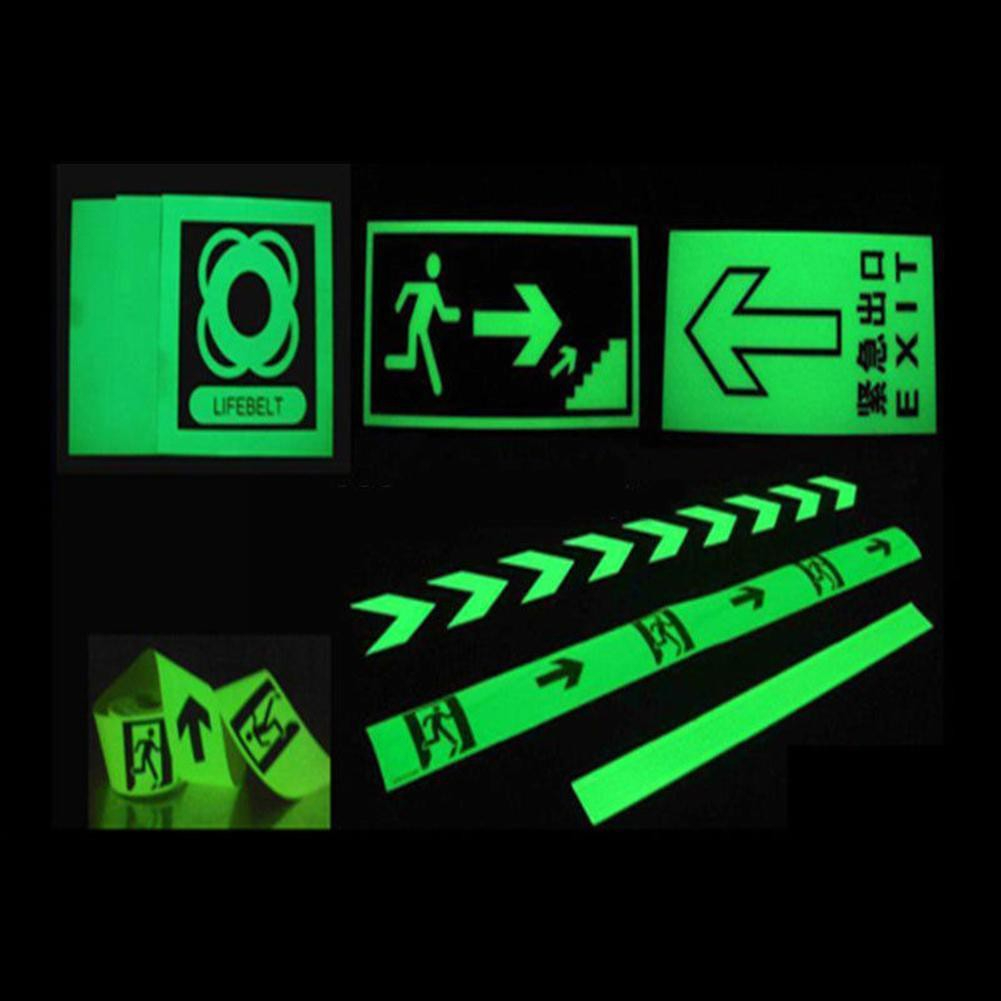 3m Glow In The Dark Luminous Fluorescent Night Self Adhesive Safety
