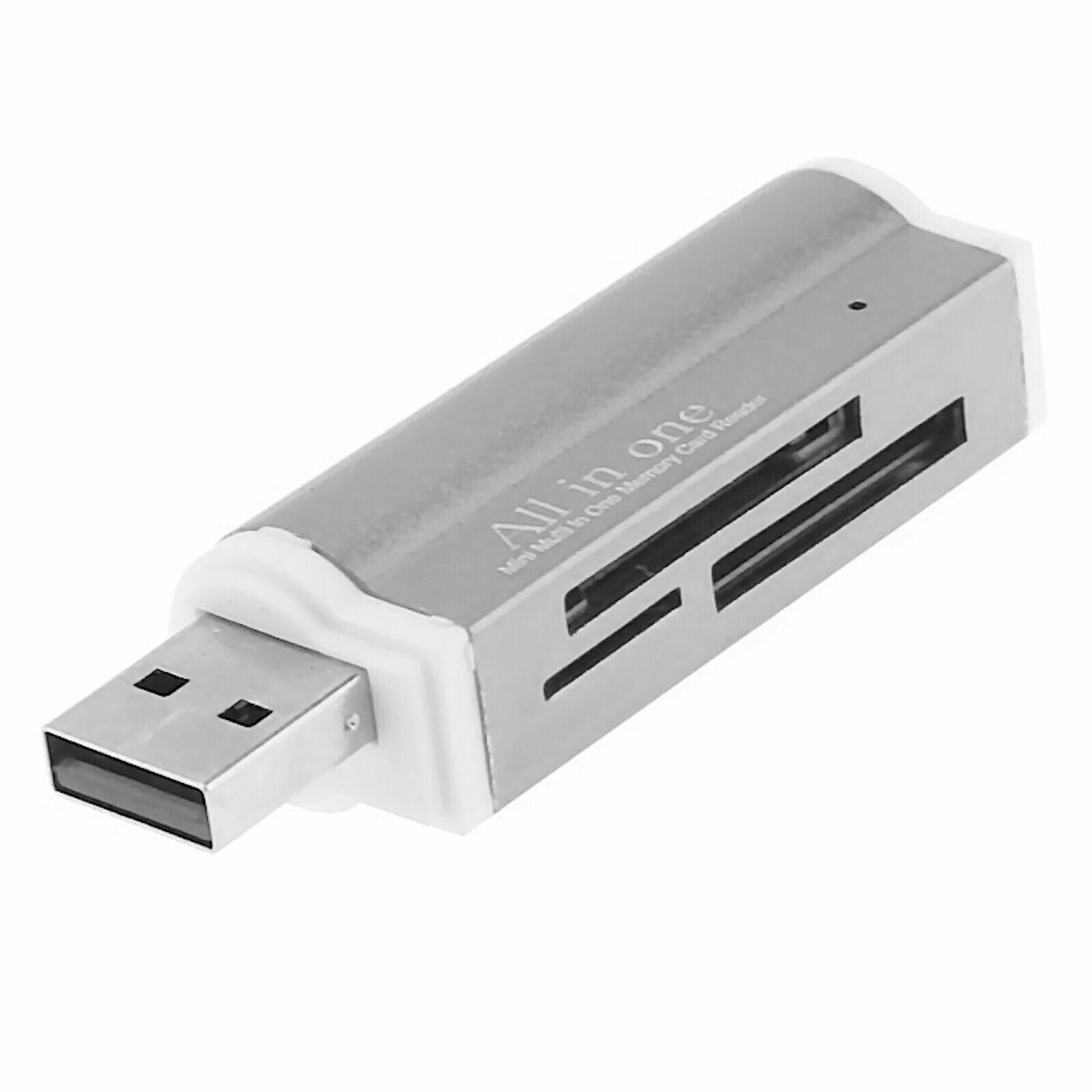 USB Memory Card Reader Adapter All In One for Micro SD MMC SDHC TF M2 ...