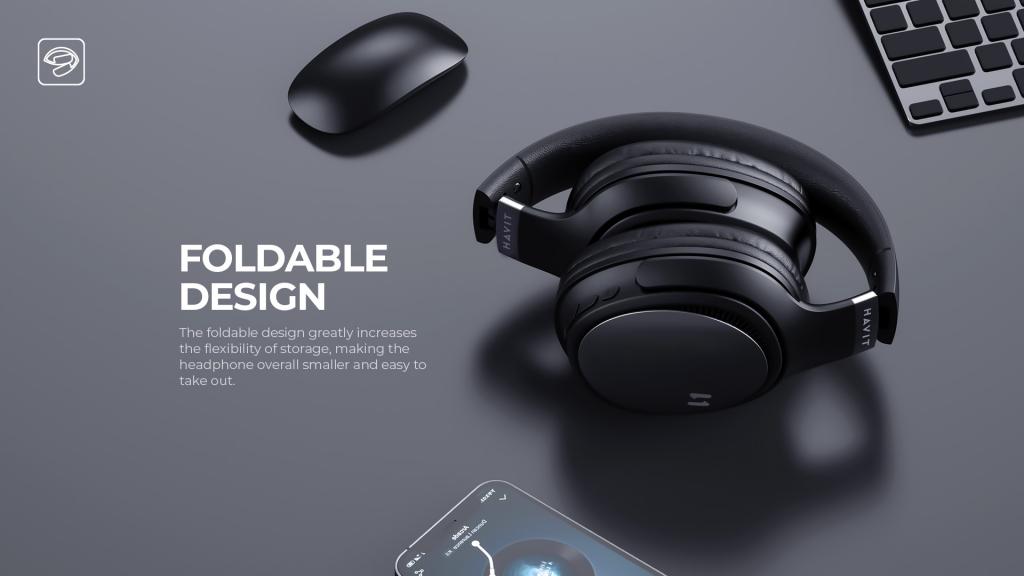 Havit H630BT Wireless Bluetooth V5.3 Over-ear Foldable Headset | Shopee Malaysia