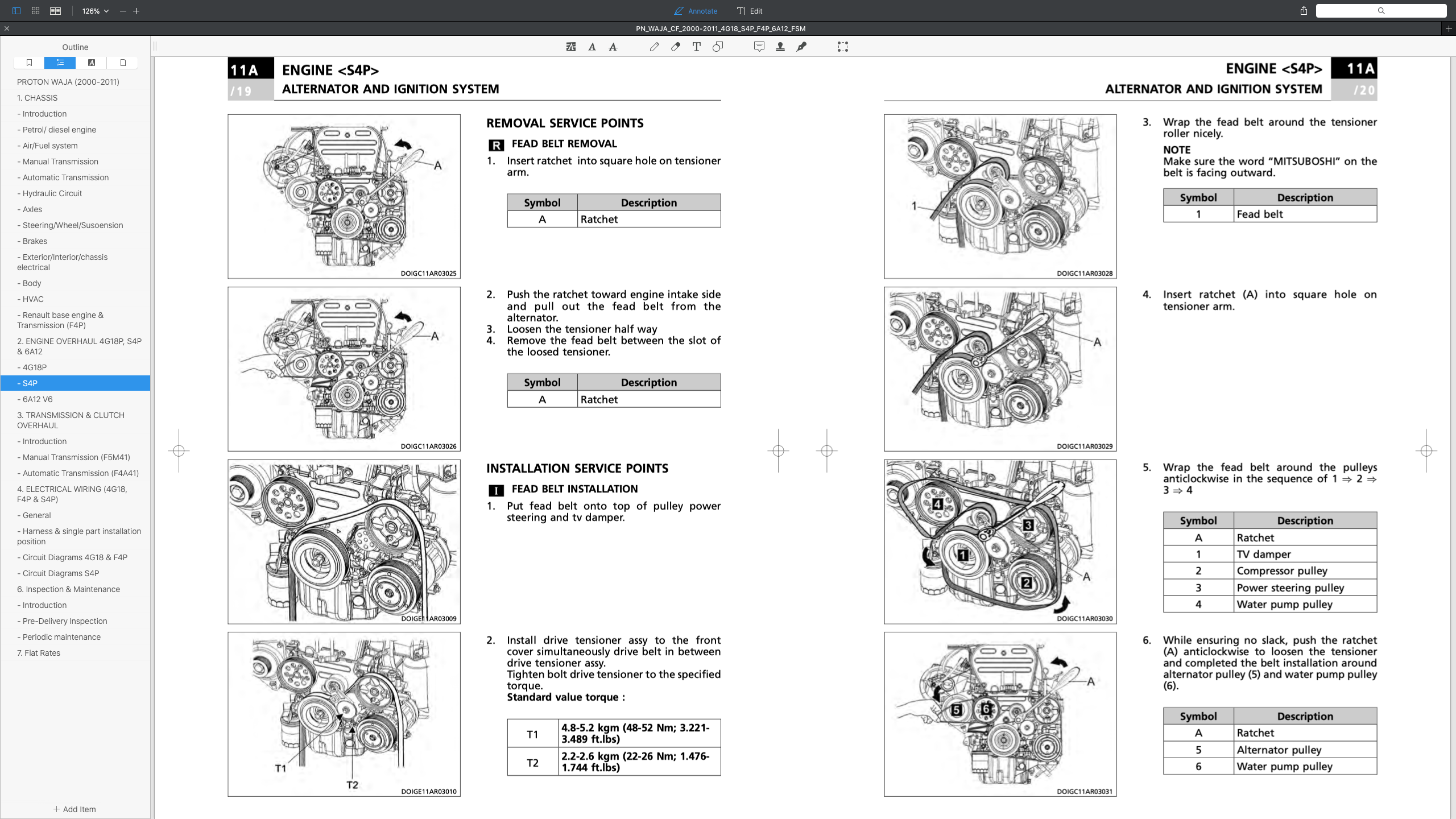 PROTON WAJA (2000-2011) SERVICE WORKSHOP MANUAL WORKBOOK | Shopee Malaysia