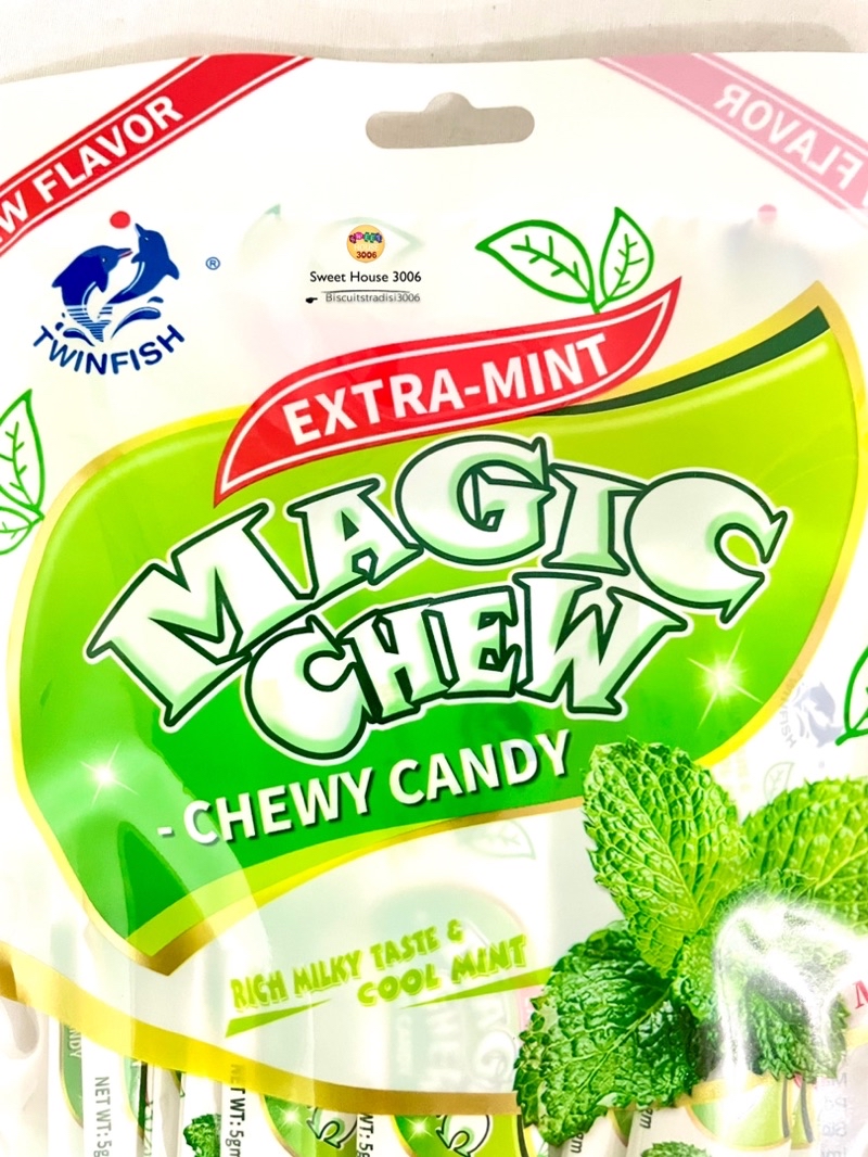 Twinfish Magic Chew Hi Sour Chewy Candy Mix Fruit Apple Grape ...