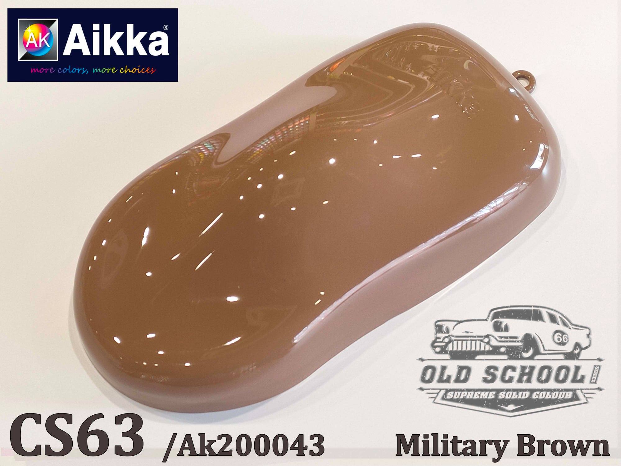 2K Paint 【 AIKKA CS63/AK200043 Military Brown 】 Old School Solid Colour ...