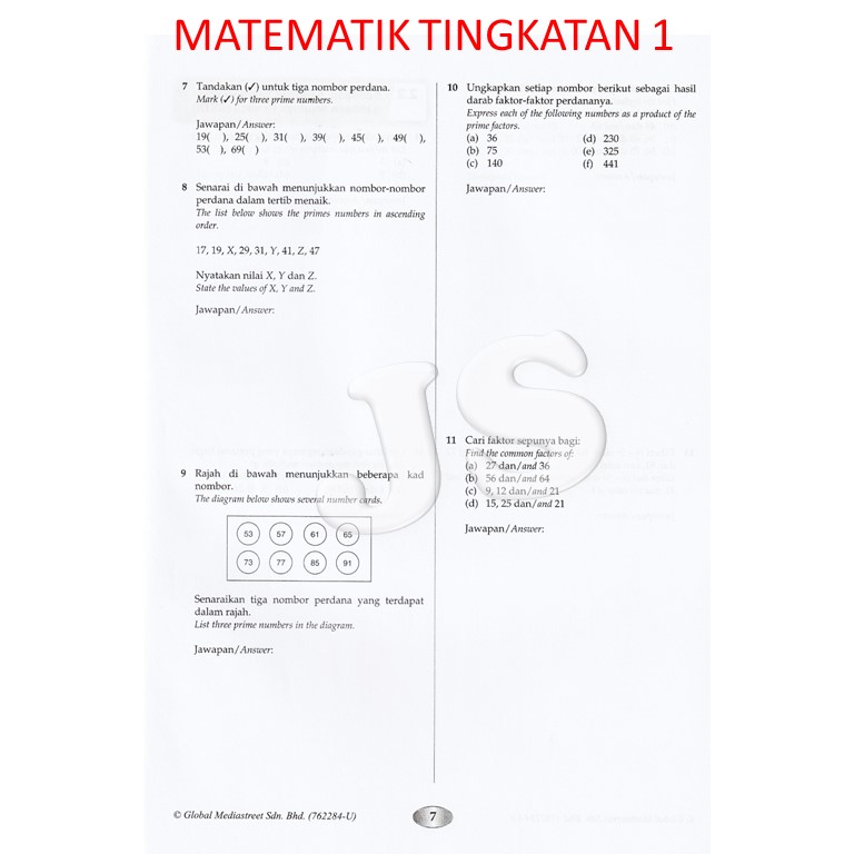 PRAKTIS TOPIKAL PLATINUM TINGKATAN 1 KBAT/KSSM PT3 - NUSAMAS | Shopee Malaysia