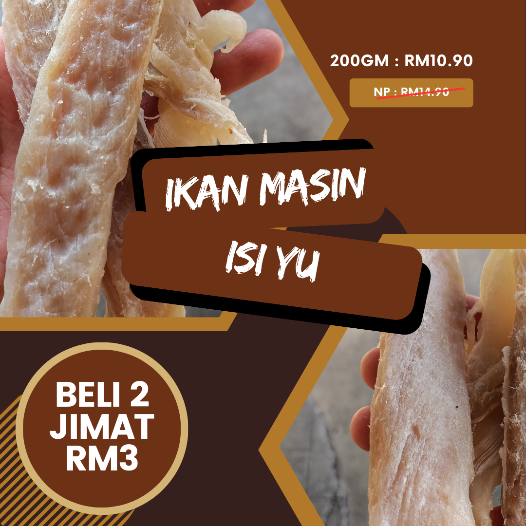 Ikan Masin Muslim Yu Tanjung Dawai Murah | Shopee Malaysia