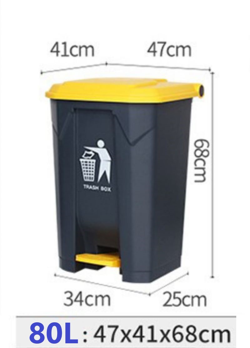 Premium 30L 50L 80L Pedal Bin Inner Bin Step On Garbage Bin Trash Bin Rubbish Bin 脚踏垃圾桶 Tong ...