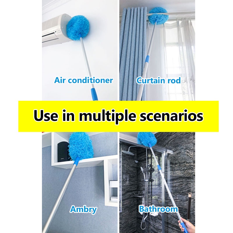 Absorb Dust Ceiling Fan Duster Save Strength Adjustable Removable ...