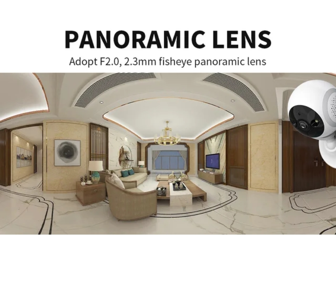 [NEW ARRIVAL] Carecam Pro 3MP 1296p 170 Degree Wide Angle Panoramic ...