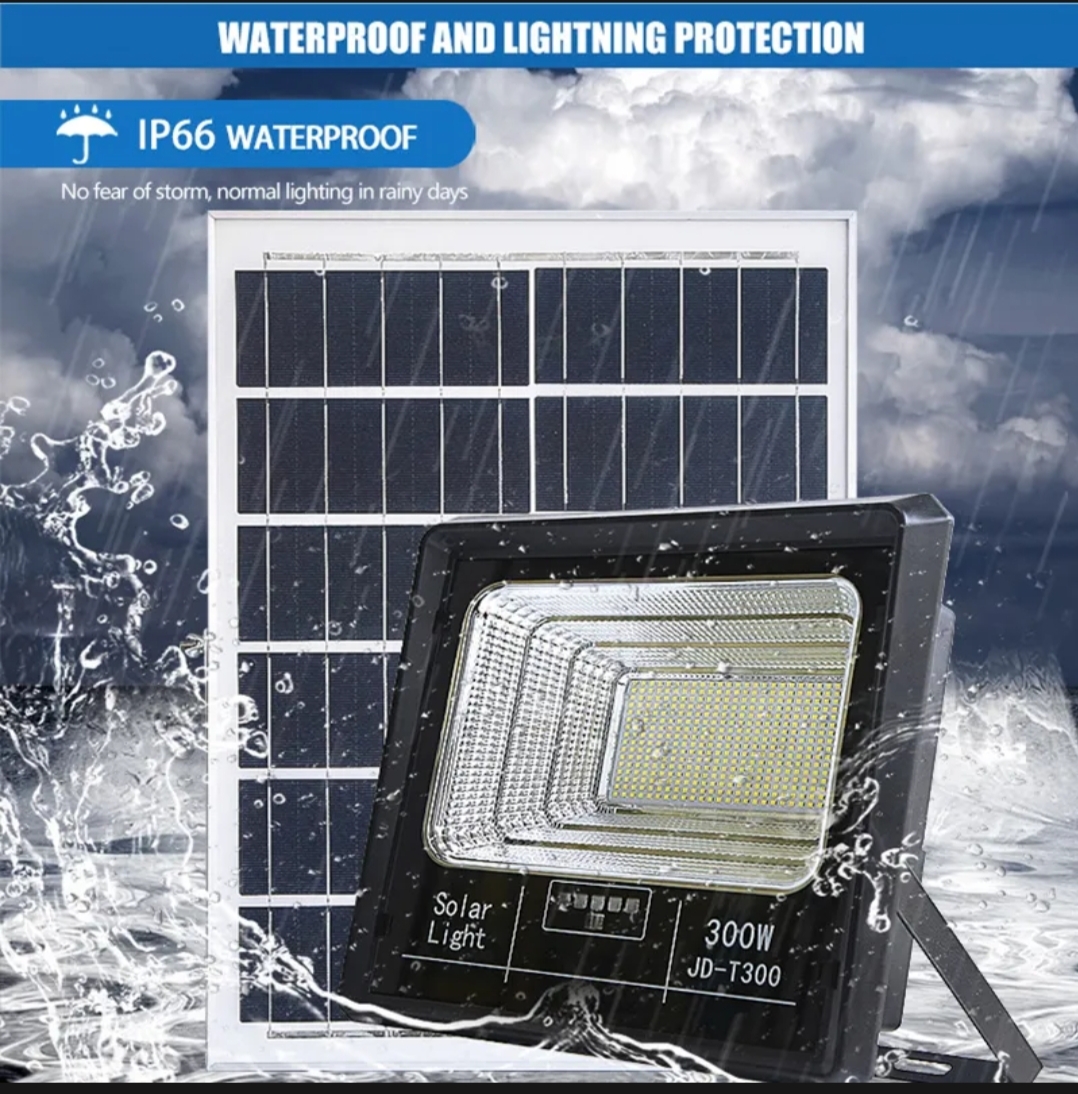 JD Solar Spotlight T-Series ABS - 50W, 100W, 200W, 300W (Solar Charge ...
