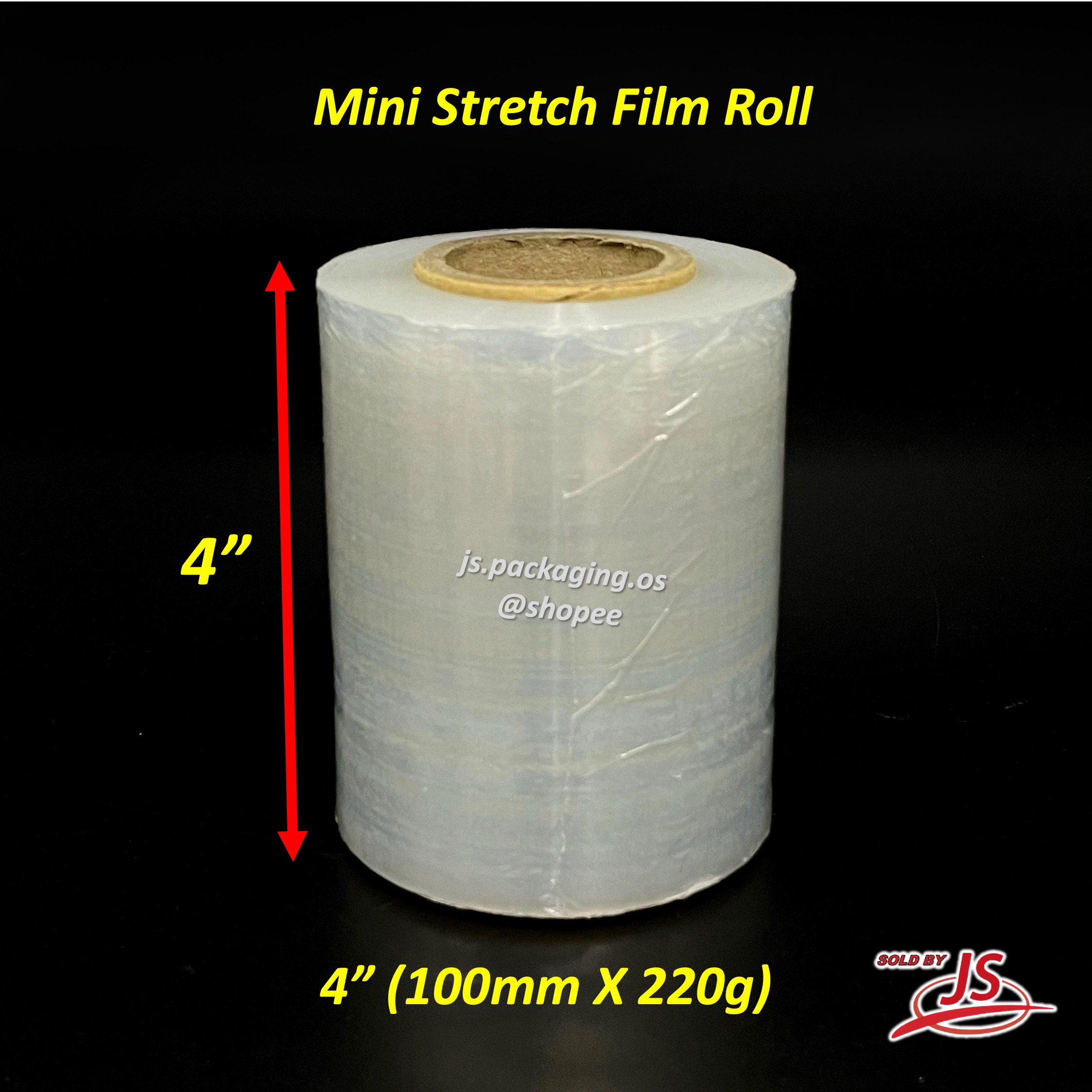 MINI STRETCH FILM 2" (50mm x 110g) / 4" (100mm x 220g) Mini Stretch ...