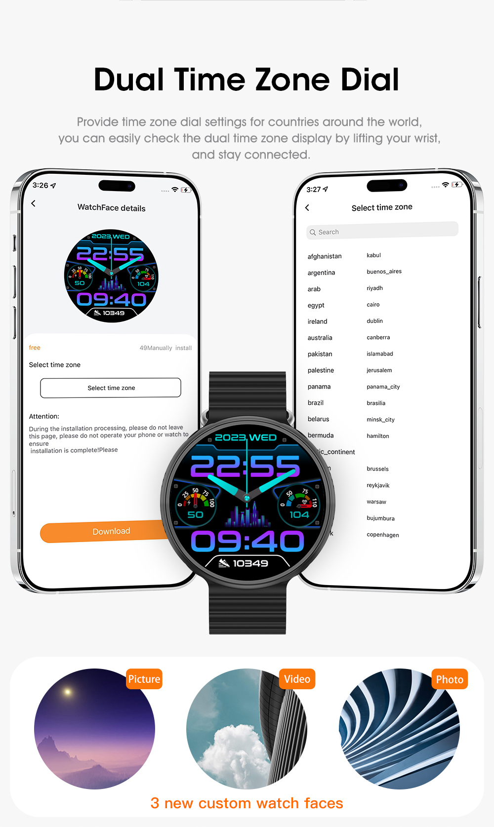 Maxwear s9 Ultra Pro Full screen 1.6 Smart Watch Series 8 sports watch ...