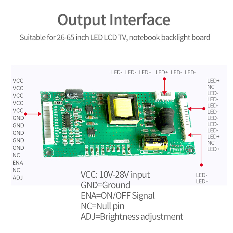 Gold-38E 10inch-65inch universal LED constant current panel LED LCD TV ...