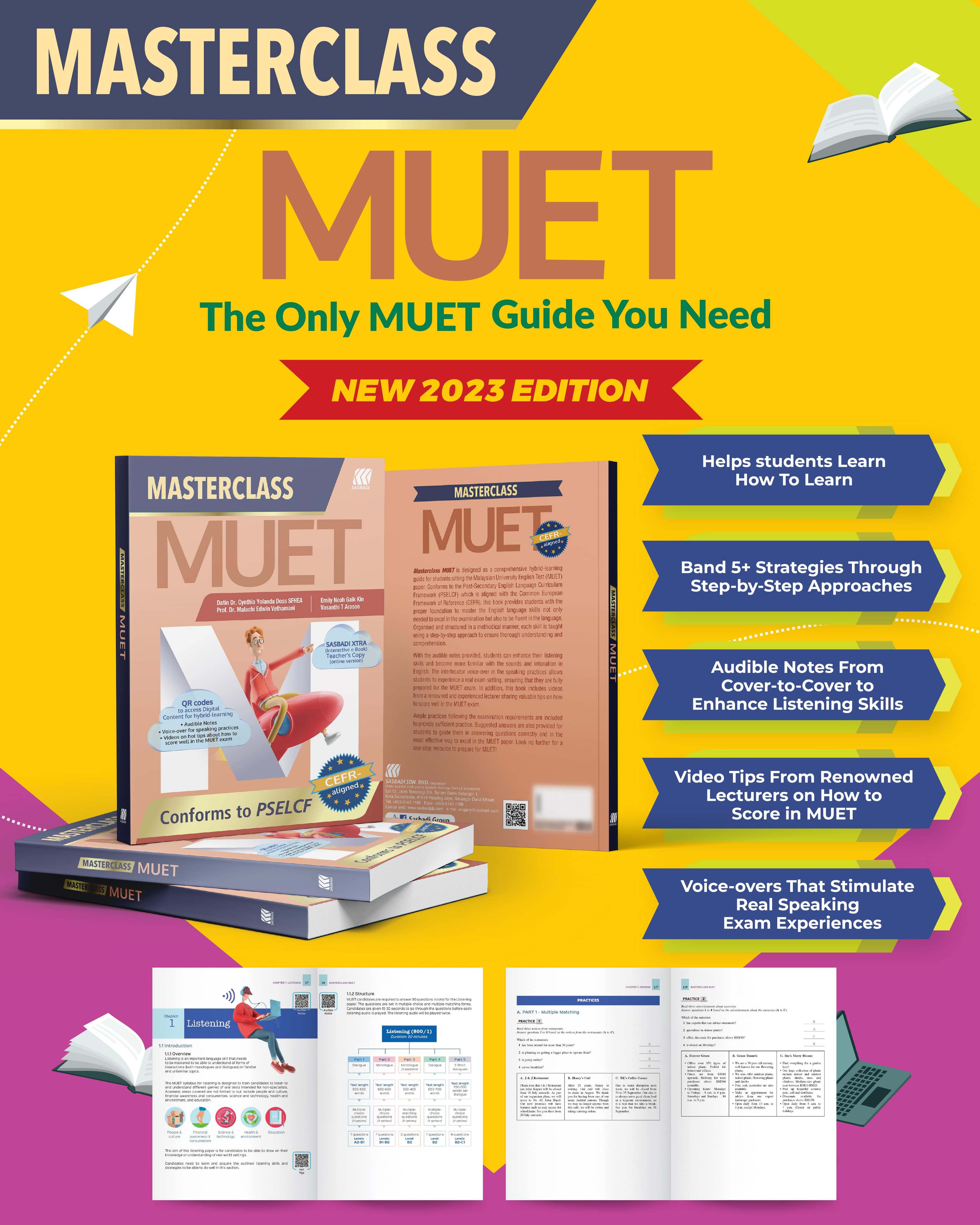 MasterClass MUET CEFR-aligned (Edition 2023) | Shopee Malaysia