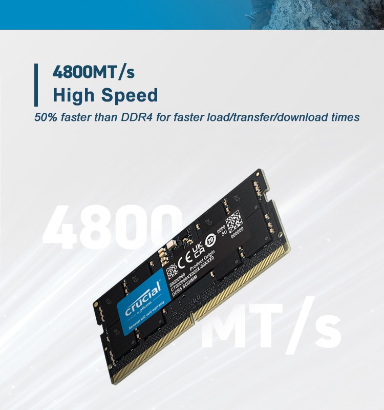 Crucial DDR5 SODIMM DDR5 RAM For Laptop 8GB/16GB/32GB 5600MHz Mini PC ...