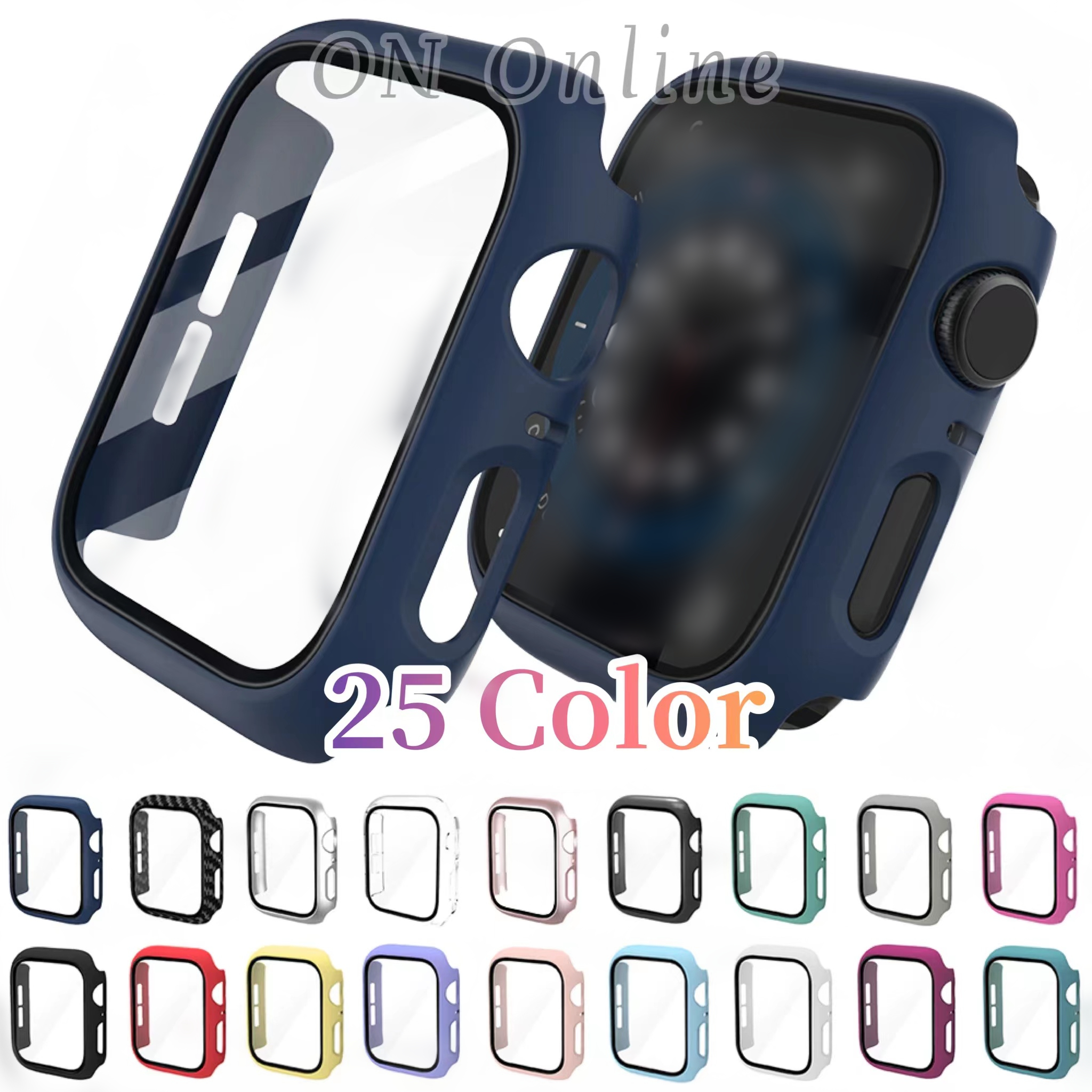 40mm 44mm Smart Watch Case With Tempered Glass For Apple iWatch 40mmSE ...