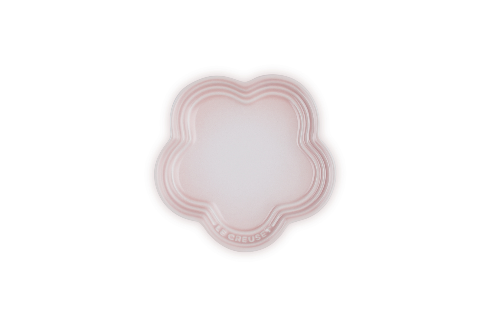 Le Creuset Stoneware Flower Plate - Shell Pink (14cm) | Shopee Malaysia