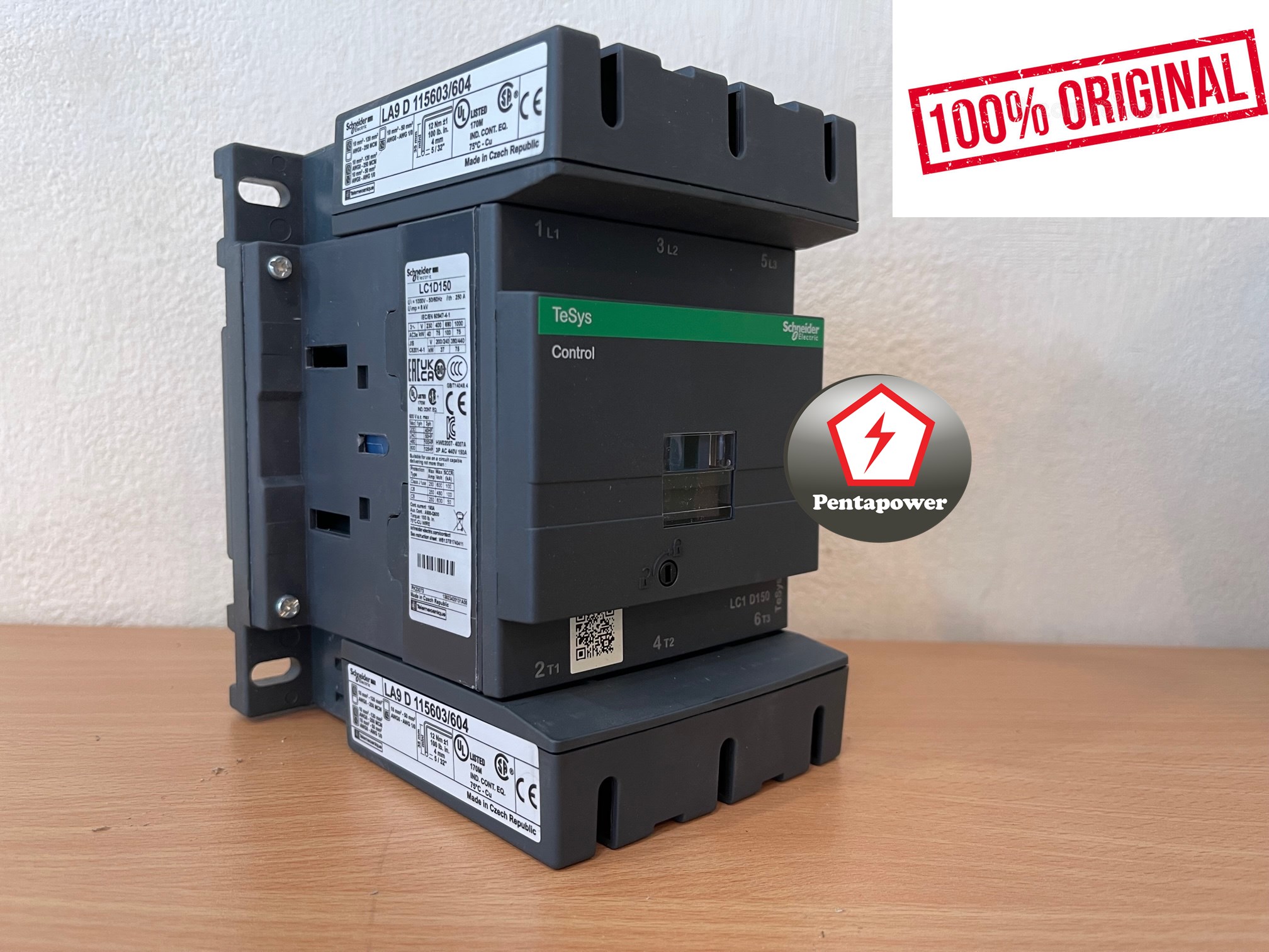 Schneider LC1D150 3pole 150Amp (AC) Contactor ( LC1D150E7 LC1D150F7 ...
