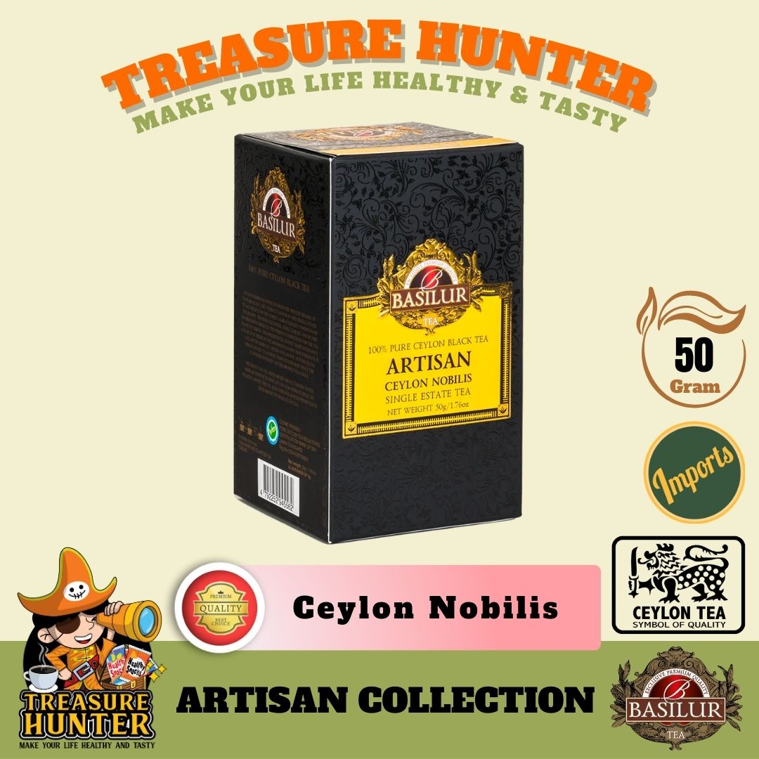 Basilur Artisan Collection Ceylon Nobilis High Premium Tea Leaf 50gram ...