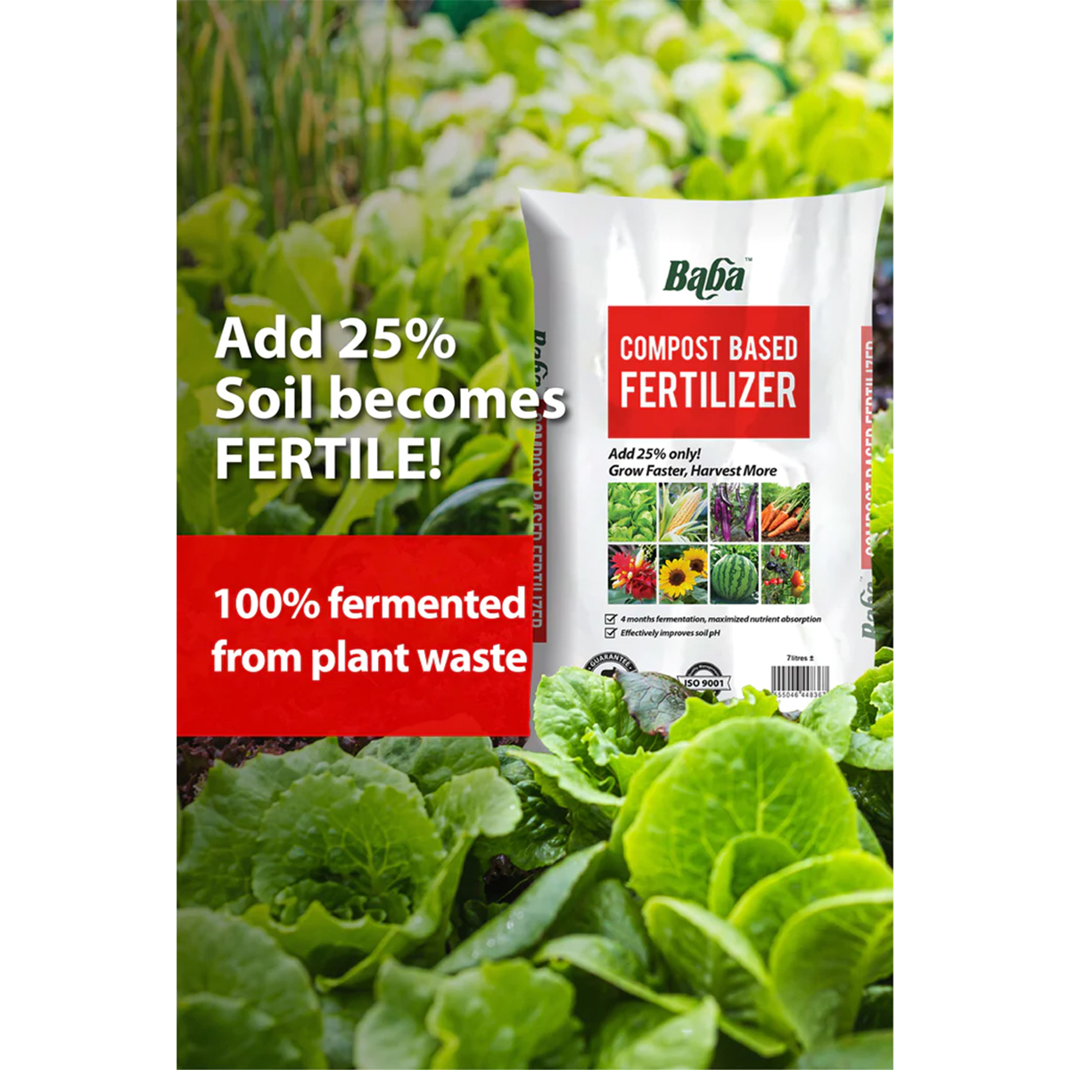 Baba Compost Based Fertilizer Baja Berasaskan Kompos Tanah Baba Baja ...