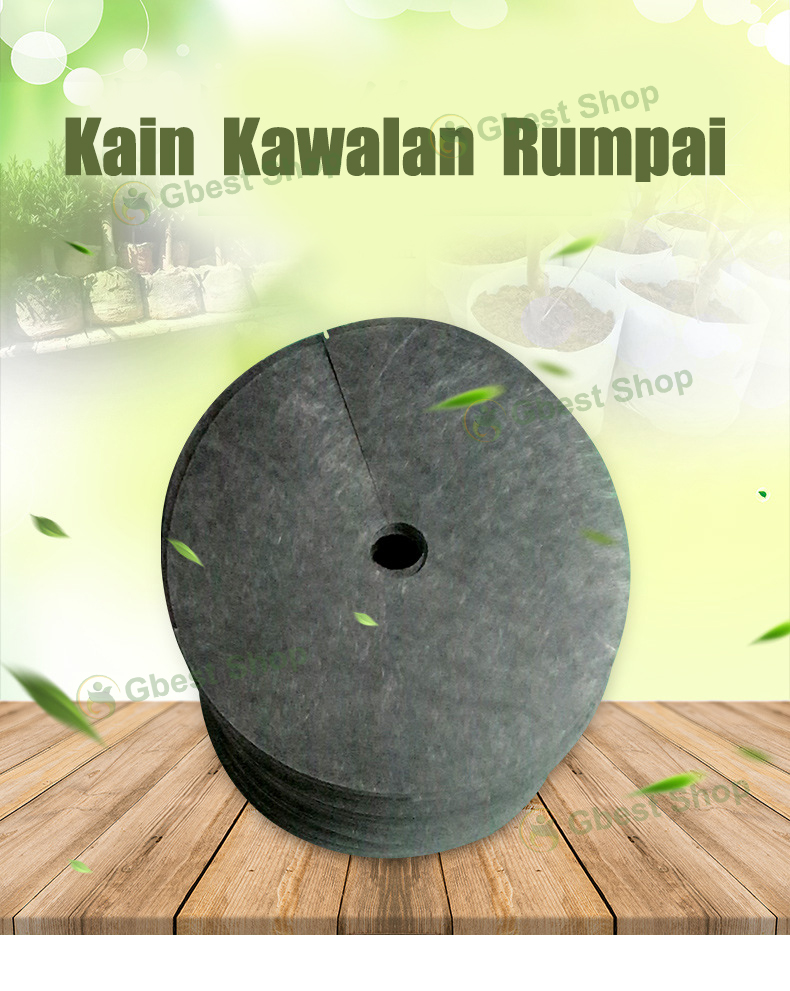 10PCS Weed mat 72cm/82cm Diameter Covering Ring Protection Tree Garden ...