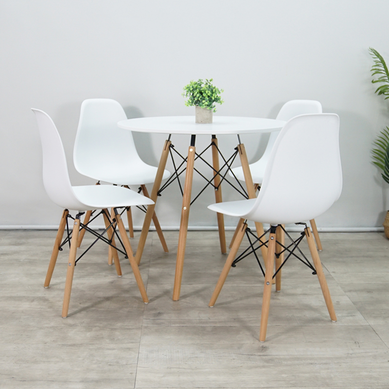 [CLEARANCE] Furniture Direct DORIS 4 Seater 80cm dining set EAMES ...