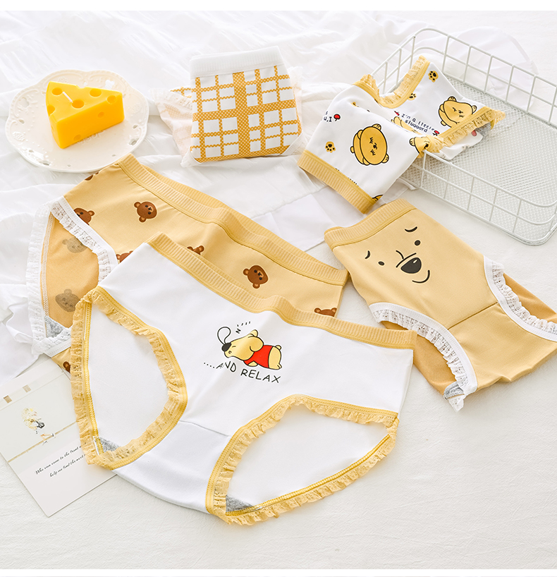 Ready stock-Student Cute Cartoon Panties / Girl Panties / Underwear / Seluar Dalam Perempuan ...