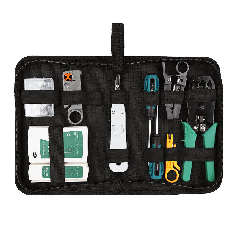 Network Tester Tool Kits Lan Tester RJ45 Cable Tester Wire Cutter ...