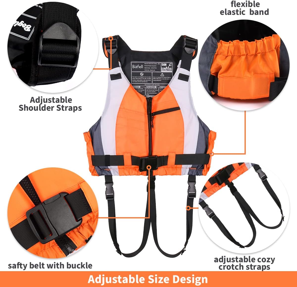 📦Malaysia Stock📦Life Jacket Kid Adults Neoprene Safety Life Device For ...