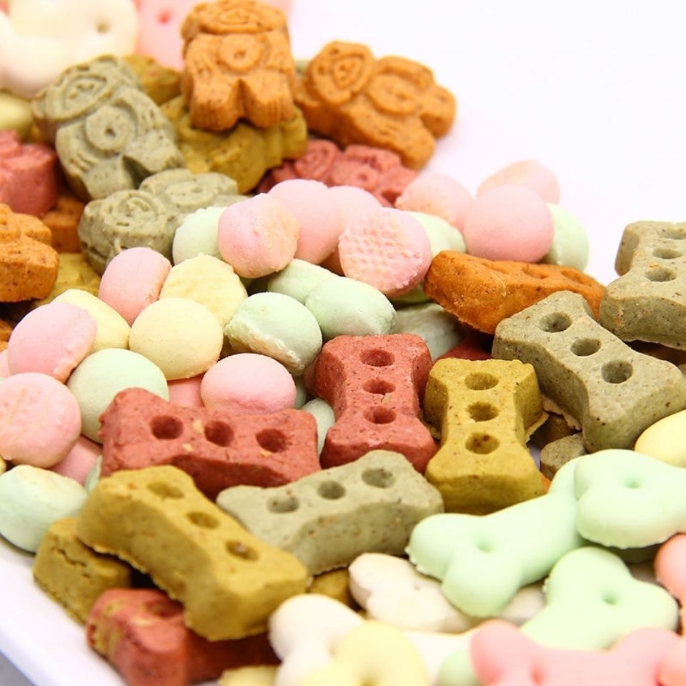 (REPACK) Dog Cookies Milky Mini Bun ,Beef Vege Cookie , Chicken Vege ...