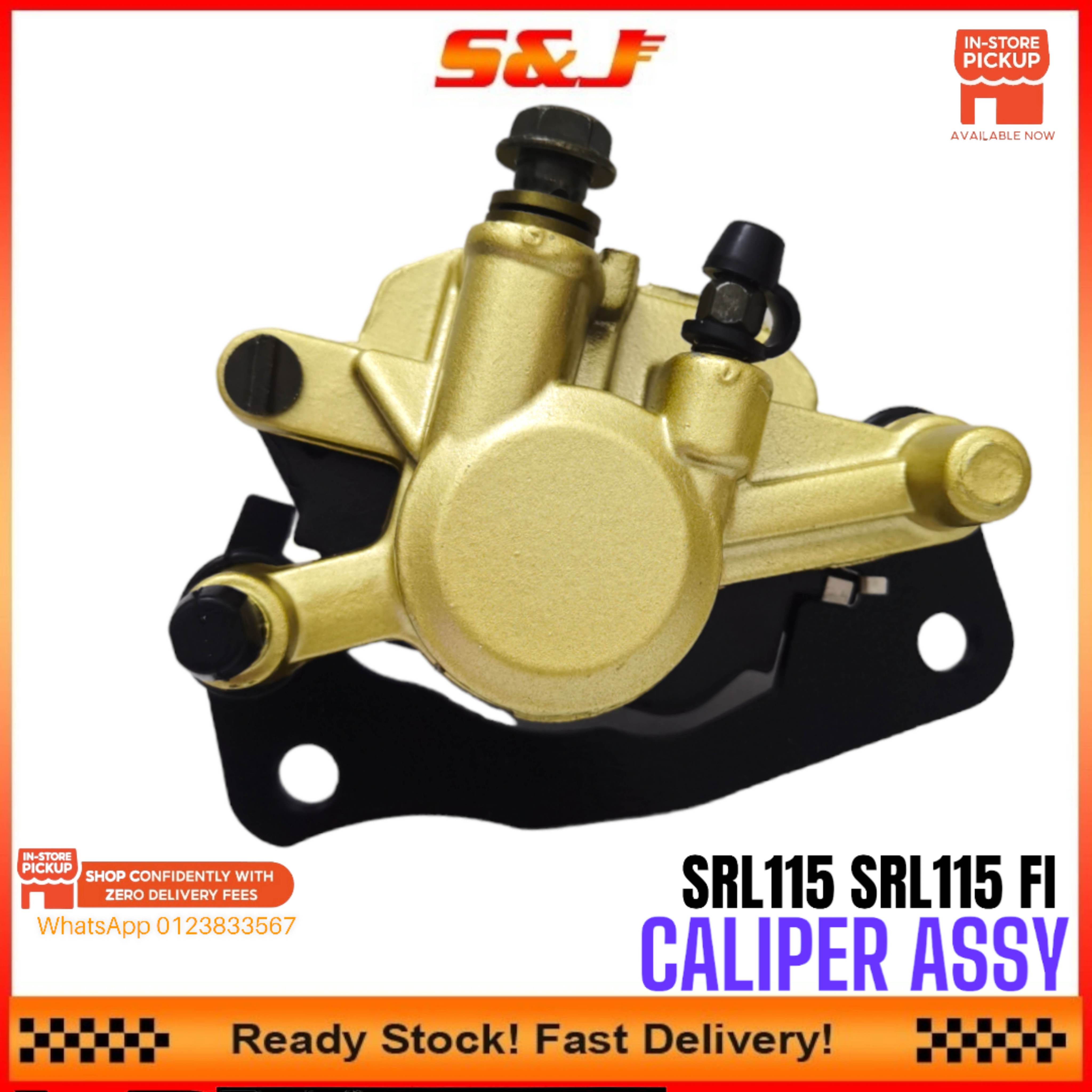 JLM LC135 V1 - V7 SRL115 SRL115FI FRONT CALIPER ASSY KALIPER PUMP DEPAN ...